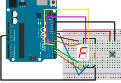 Connexion d'un afficheur de 7 segments avec Arduino.