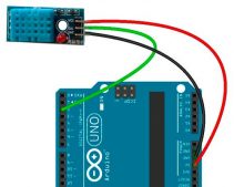 Module DHT 11, mesurer la température et l'humidité avec Arduino.